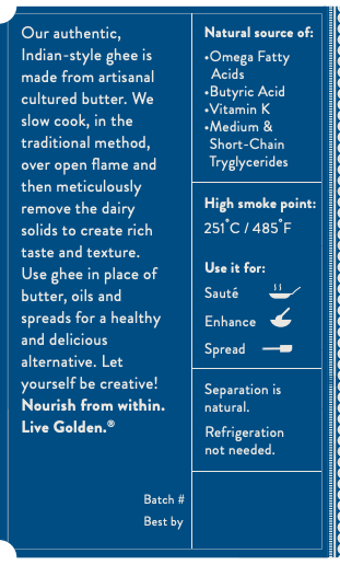 Traditional Ghee - Balances All Three Doshas | I Love Ghee – AHARA RASA